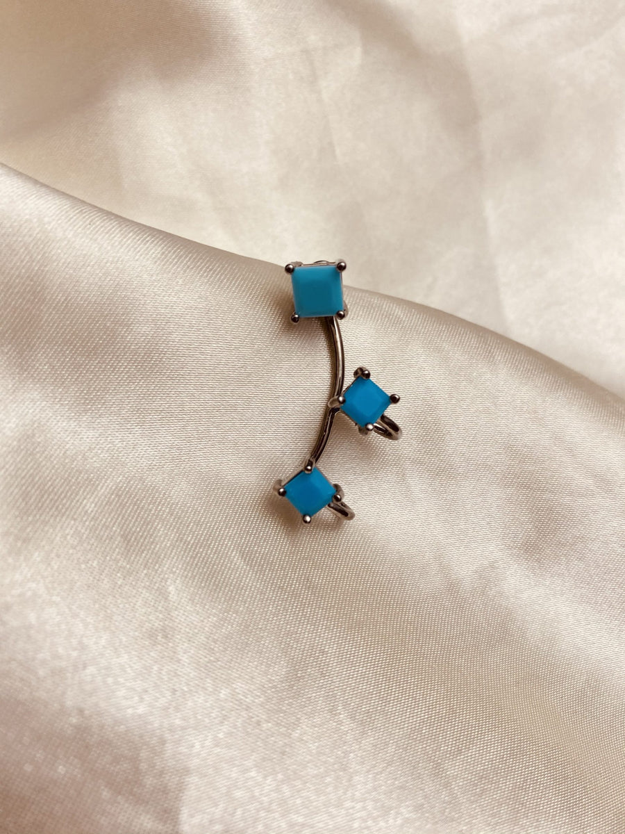 Royal Blue Ear Cuff – Urban Jewel